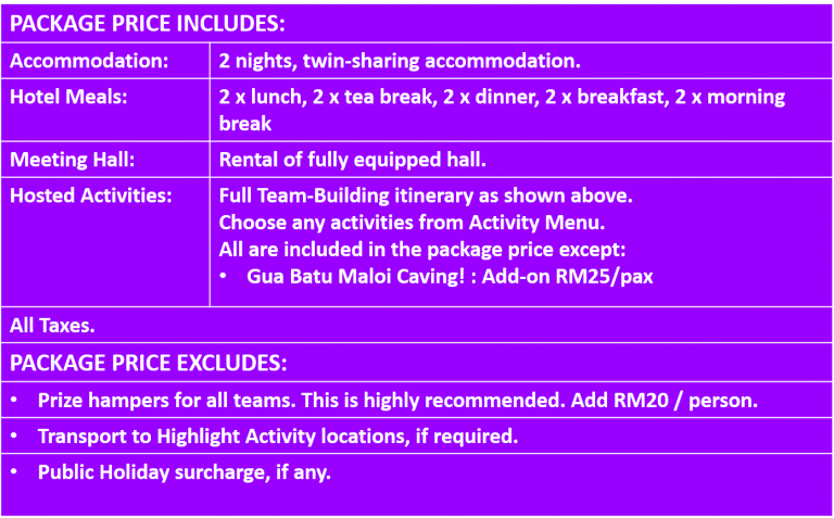 Team Building Melaka - Radiant Group