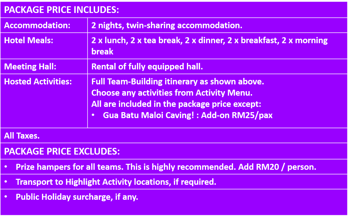 Team Building Melaka - Radiant Group