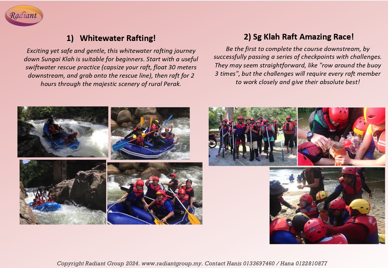 Highlight Activity for Sungkai - Radiant Group