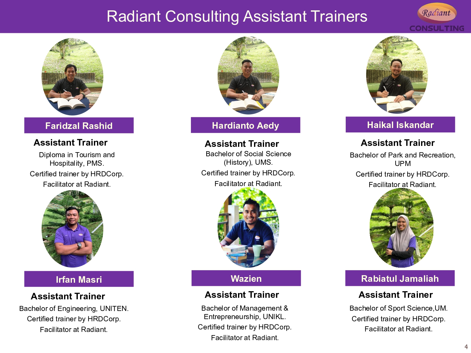Corporate Training - Radiant Group